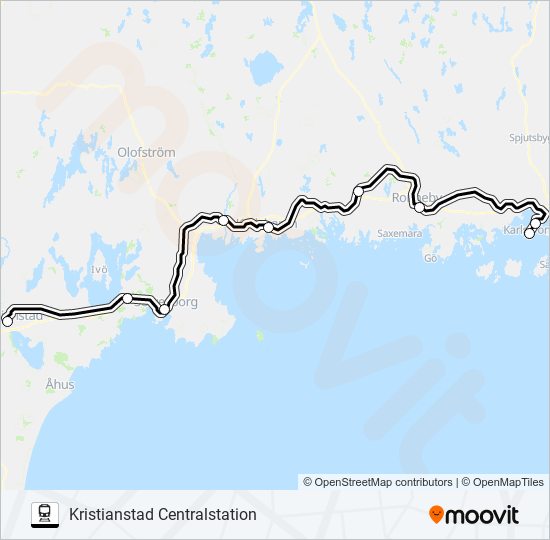 öresundståg Route: Schedules, Stops & Maps - Kristianstad ...