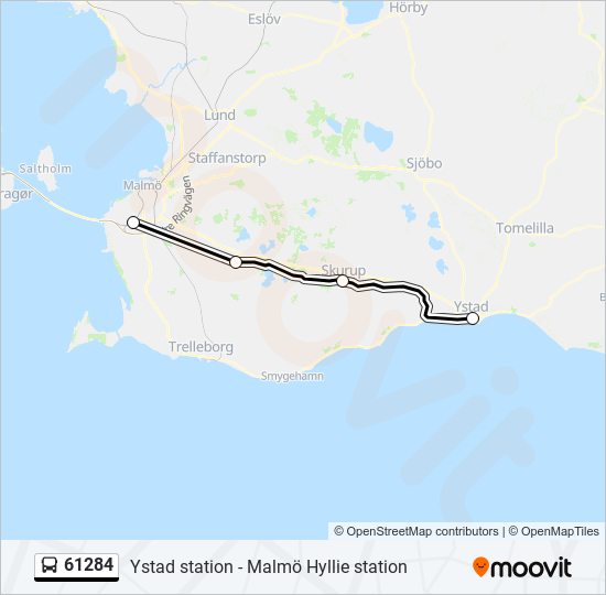 61284 Route: Schedules, Stops & Maps - Malmö Hyllie Station (Updated)