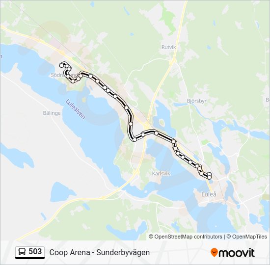 503 Route: Schedules, Stops & Maps - Sunderbyvägen (Updated)