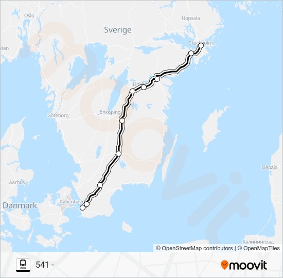 malmö central stockholm central Route: Schedules, Stops & Maps - 541 ...