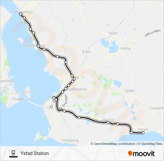 helsingborg centralstation simrishamn station Route: Schedules, Stops ...