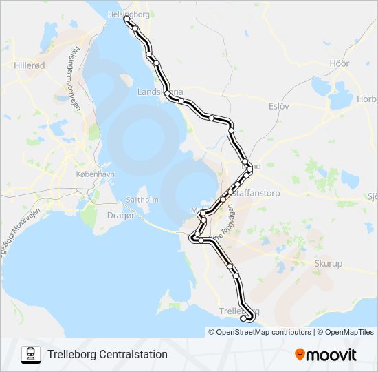 helsingborg centralstation simrishamn station Route: Schedules, Stops ...