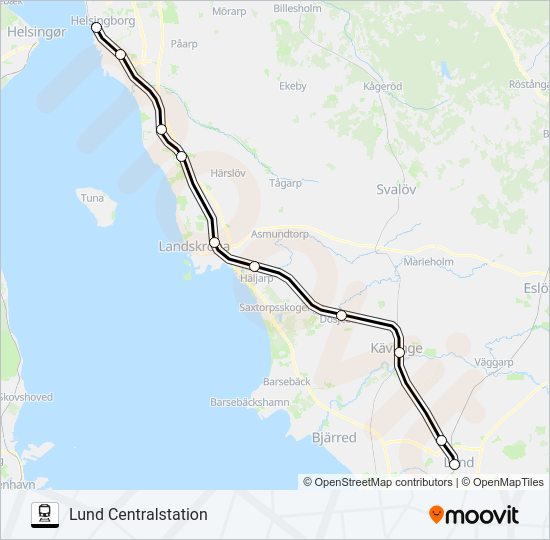 helsingborg centralstation simrishamn station Route: Schedules, Stops ...