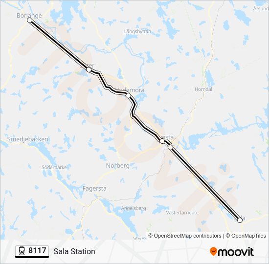 8117 Route: Schedules, Stops & Maps - Sala Station (Updated)
