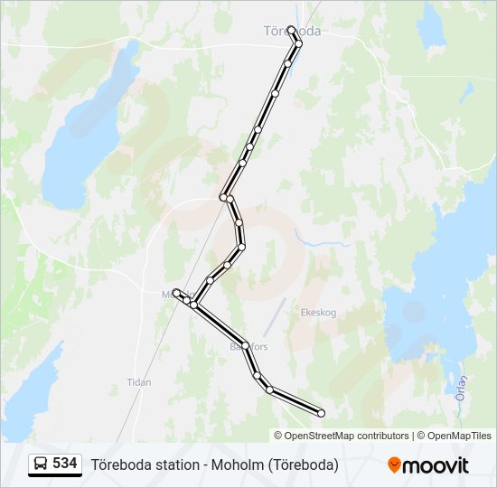 534 Route: Schedules, Stops & Maps - Lagerfors (Updated)
