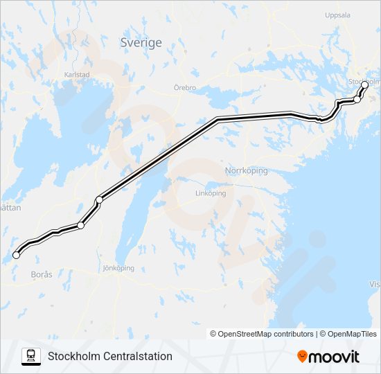 vr snabbtåg Route: Schedules, Stops & Maps - Stockholm Centralstation ...