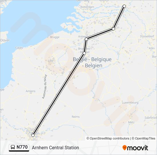 n770 Route: Schedules, Stops & Maps - Arnhem Central Station (Updated)