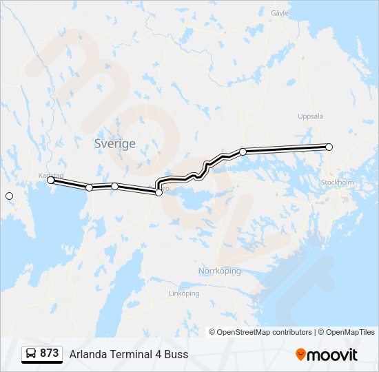 873 Route: Schedules, Stops & Maps - Arlanda Terminal 4 Buss (Updated)