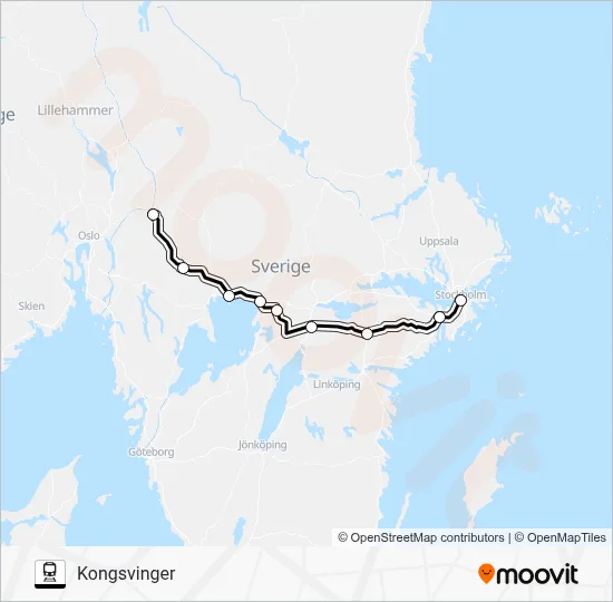 STOCKHOLM CENTRALSTATION OSLO S Route: Schedules, Stops & Maps ...