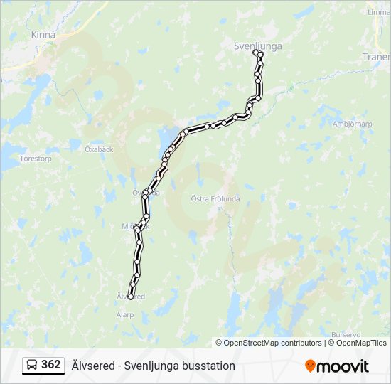 362 Route: Schedules, Stops & Maps - Älvsered (Updated)