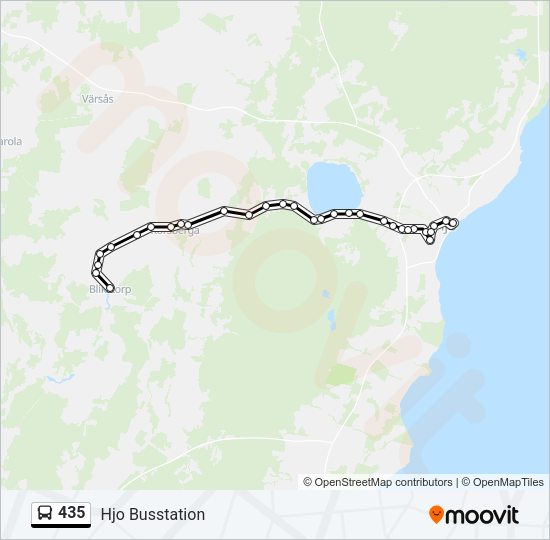 435 Route: Schedules, Stops & Maps - Hjo Busstation (Updated)