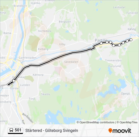 501 Route: Schedules, Stops & Maps - Stärtered (Updated)