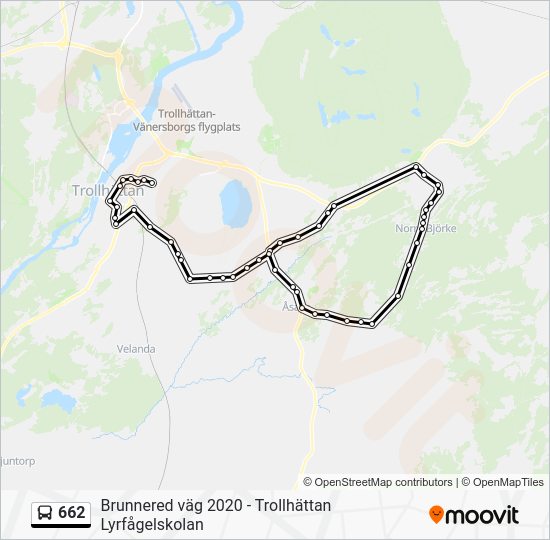 662 Route: Schedules, Stops & Maps - Brunnered Väg 2020 (Updated)
