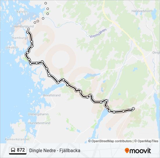 872 Route: Schedules, Stops & Maps - Hallinden (Updated)