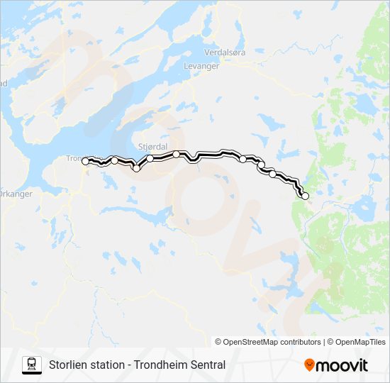 STORLIEN STATION TRONDHEIM SENTRAL Route: Schedules, Stops & Maps ...