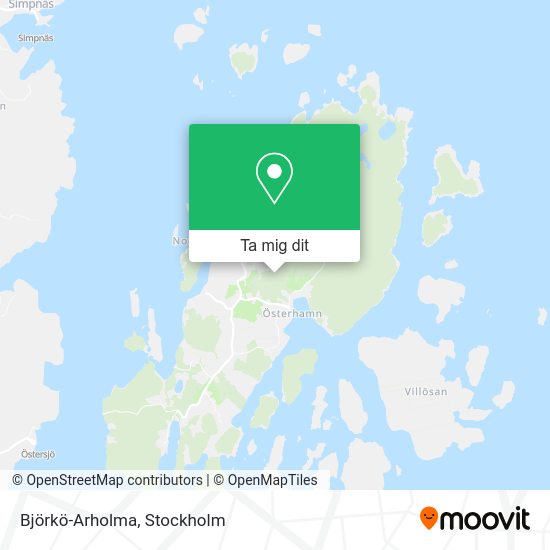 Hur du tar dig till Björkö-Arholma i Norrtälje med buss eller färja?