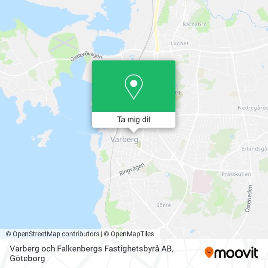 Vägbeskrivningar till Varberg och Falkenbergs Fastighetsbyrå AB med ...