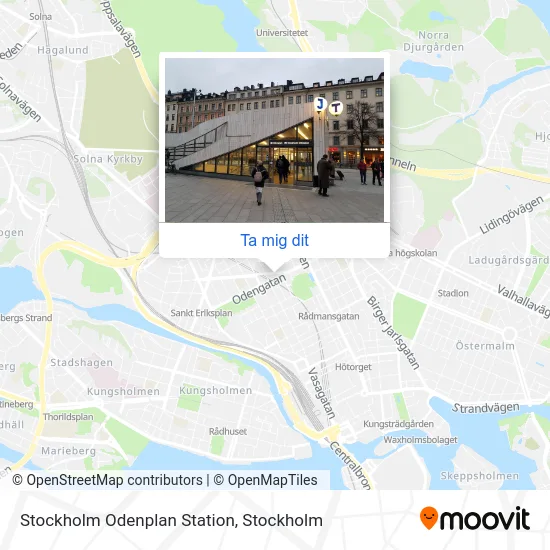 Stockholm Odenplan Station station - Linjer, tidtabeller och biljettpriser