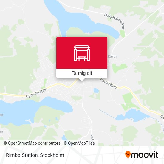 Rimbo Station stopp - Linjer, tidtabeller och biljettpriser