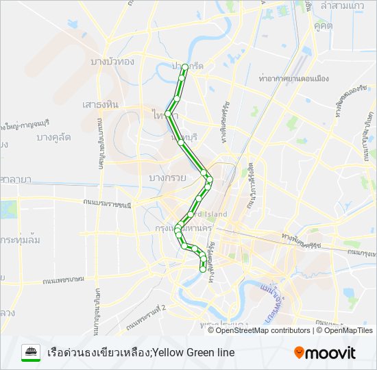 เรอดวนธงเขยวเหลอง Route: Schedules, Stops & Maps - ท่าสาทร;Sathon Pier ...