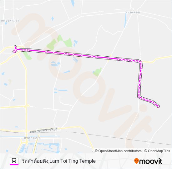 ต20 Route: Schedules, Stops & Maps - วัดลำต้อยติ่ง;Lam Toi Ting Temple ...