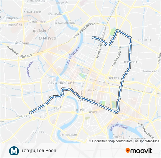 BLUE Route: Schedules, Stops & Maps - Tao Poon (Updated)