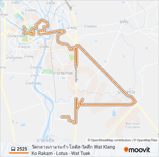 2525 Route: Schedules, Stops & Maps - วัดกลางเกาะระกำ-โลตัส-วัดตึก Wat ...