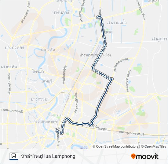 เส้นทางของสาย 12E 34E: ตารางเดินรถ, ป้ายต่างๆและแผนที่ - รังสิต ...