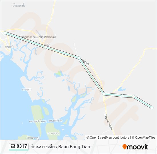 8317 Route: Schedules, Stops & Maps - บ้านบางเตียว;Baan Bang Tiao (Updated)