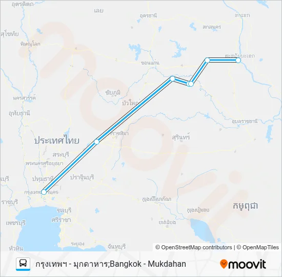 927 Route: Schedules, Stops & Maps - Mukdahan Bus Station (Updated)