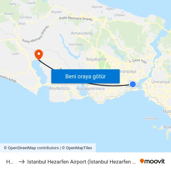 Haliç noktasından Istanbul Hezarfen Airport (İstanbul Hezarfen ...