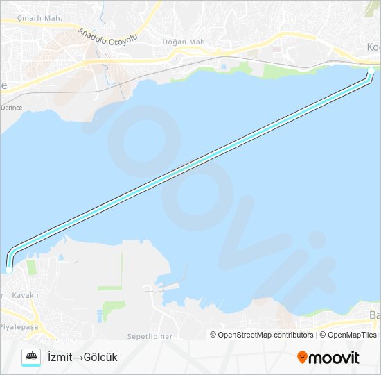 izmit gölcük derince tçiftlik ddere Route: Schedules, Stops & Maps ...