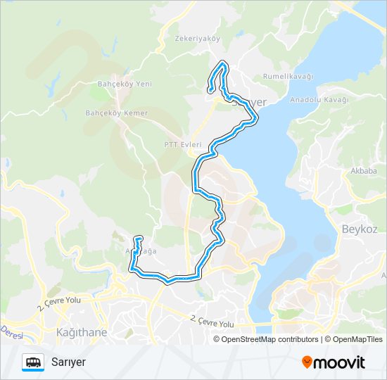 SARIYER HOSMAN KAYMAKAMLIK PINAR MH MASLAK AYAZAĞA Route: Schedules ...