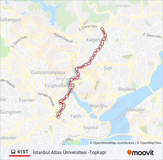 41st Route: Schedules, Stops & Maps - İstanbul Atlas Üniversitesi ...