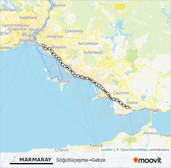 Istanbul Marmaray Tunnel Map