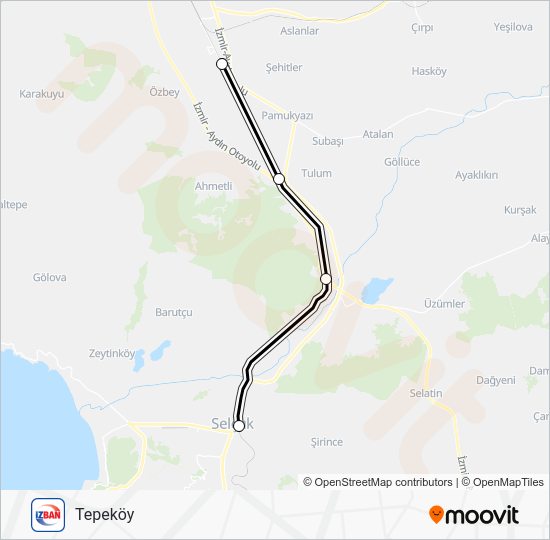 selçuktepeköy Route: Schedules, Stops & Maps - Tepeköy (Updated)