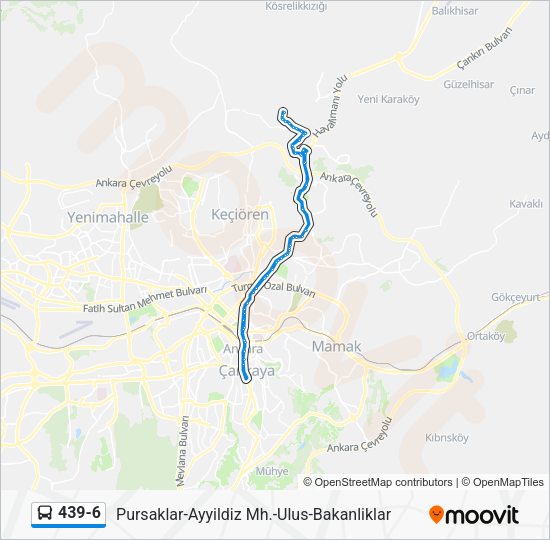 4396 Route: Schedules, Stops & Maps - Pursaklar-Ayyildiz Mh.-Ulus ...