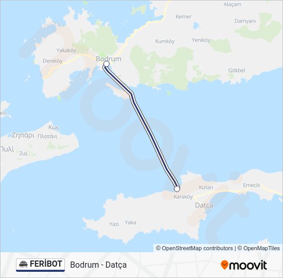 feribot Route: Schedules, Stops & Maps - Datça (Updated)
