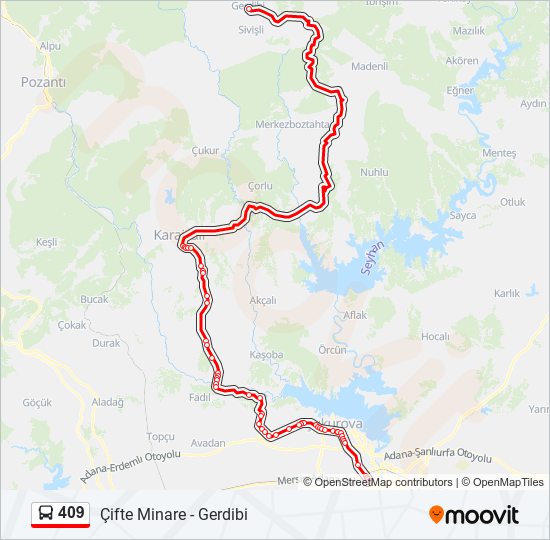 409 Route: Schedules, Stops & Maps - Çifte Minare (Updated)