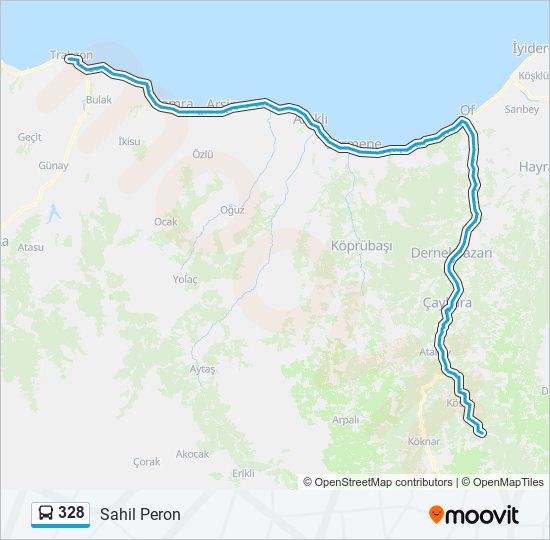 328 Route: Schedules, Stops & Maps - Sahil Peron (Updated)