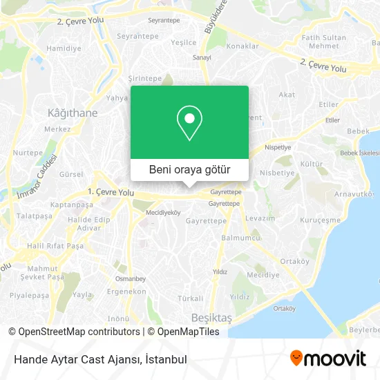 Hande Aytar Cast Ajansı, Şişli nerede, otobüs, metro, minibüs / dolmuş ...