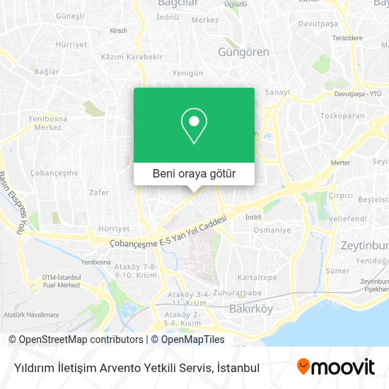 Yıldırım İletişim Arvento Yetkili Servis, Bahçelievler nerede, metro ...