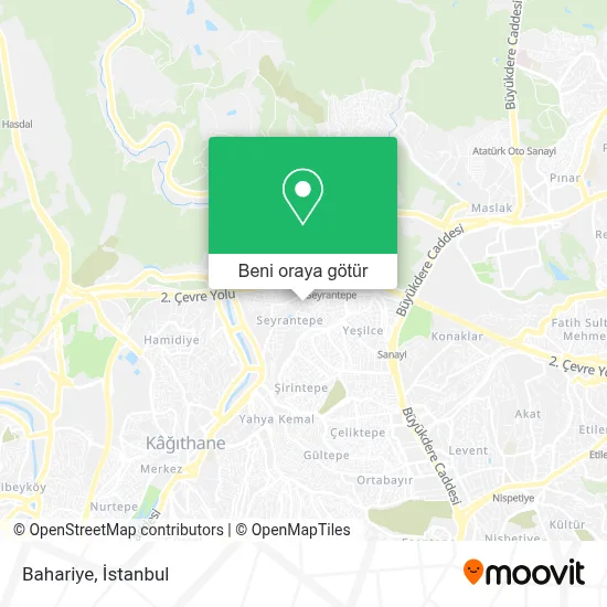 Bahariye, Kagithane nerede, metro, otobüs, Metrobus, tramvay veya ...