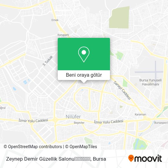 Zeynep Demir Güzellik Salonu💅🏻💇🏼💄🙋🏼, Nilüfer nerede, otobüs veya metro ...