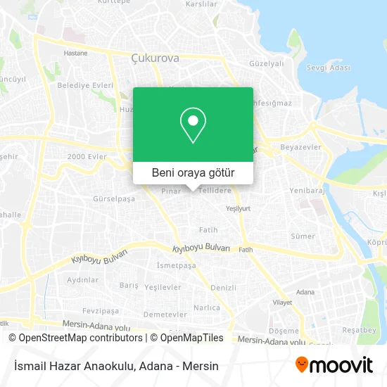 İsmail Hazar Anaokulu, Seyhan nerede, otobüs ile nasıl gidilir?