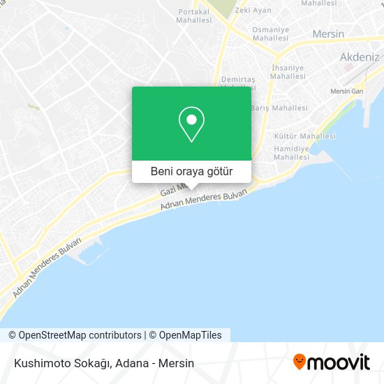 Kushimoto Sokağı, Merkez nerede, otobüs ile nasıl gidilir?