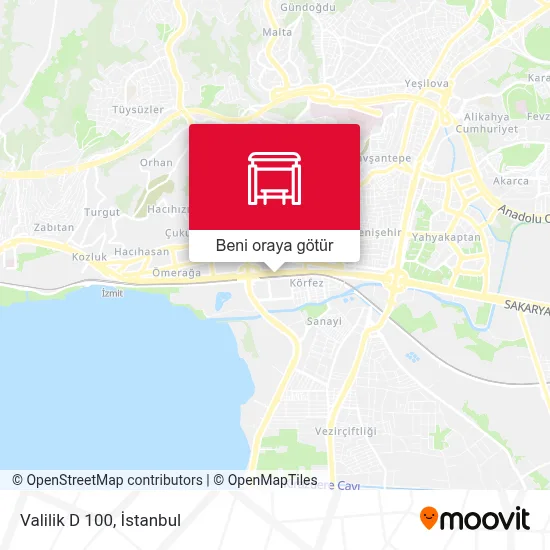 Valilik D 100 durağı - Güzergahlar, Saatler ve Ücretler