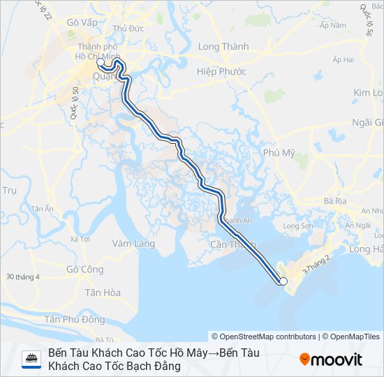 tphồ chí minh vũng tàu Route: Schedules, Stops & Maps - Bến Tàu Khách ...