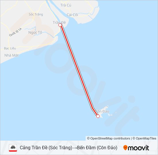 trần đề côn đảo Route: Schedules, Stops & Maps - Cảng Trần Đề (Sóc ...