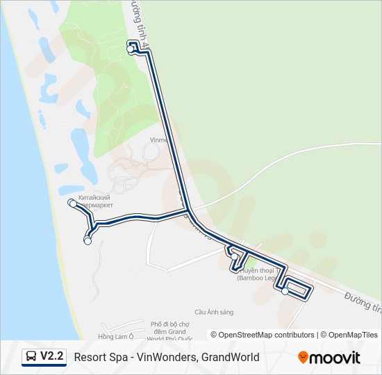 V22 Route: Schedules, Stops & Maps - Vinpearl Resort & Spa (Coral)‎→ ...